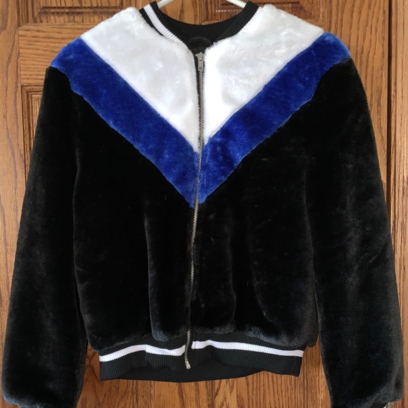 Rue21 | Jackets & Coats | 200s Y2k Fuzzy Bomber Jacket | Poshmark
